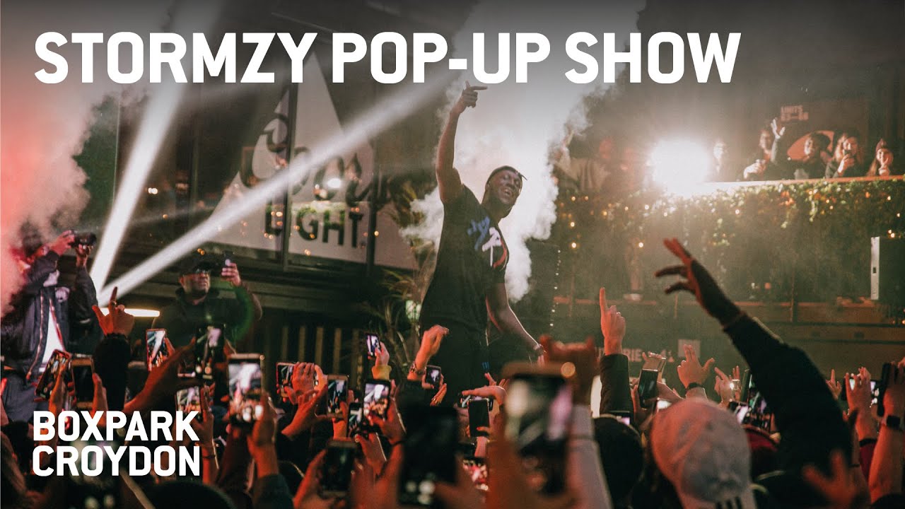 STORMZY POP-UP SHOW at BOXPARK CROYDON - YouTube
