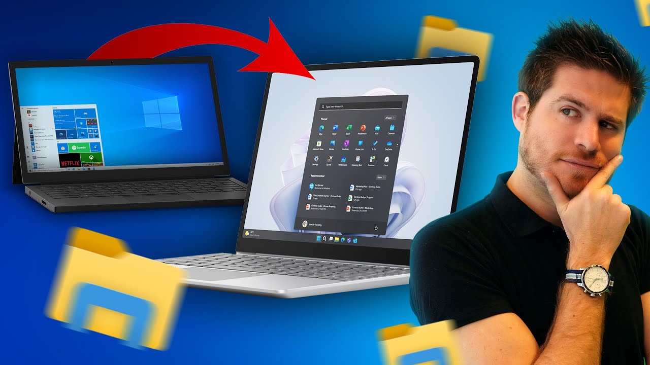 Transférez "TOUS" VOS FICHIERS de WINDOWS 10 à 11 facilement avec la ...