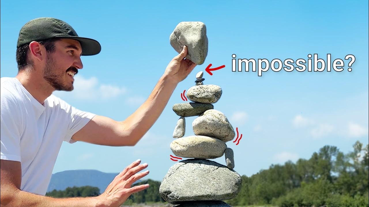 I tried the mind-blowing art of rock balancing - YouTube