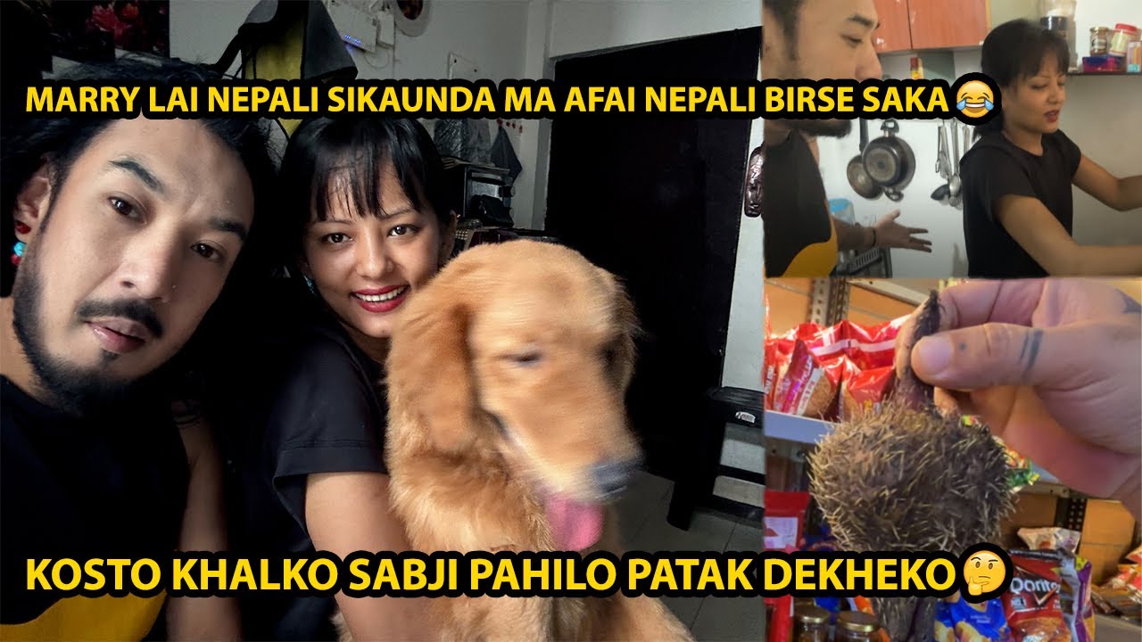 Marry Lai Nepali Language Sikaunda Ma Afai Nepali Birse Sake 😂 | Nepali ...