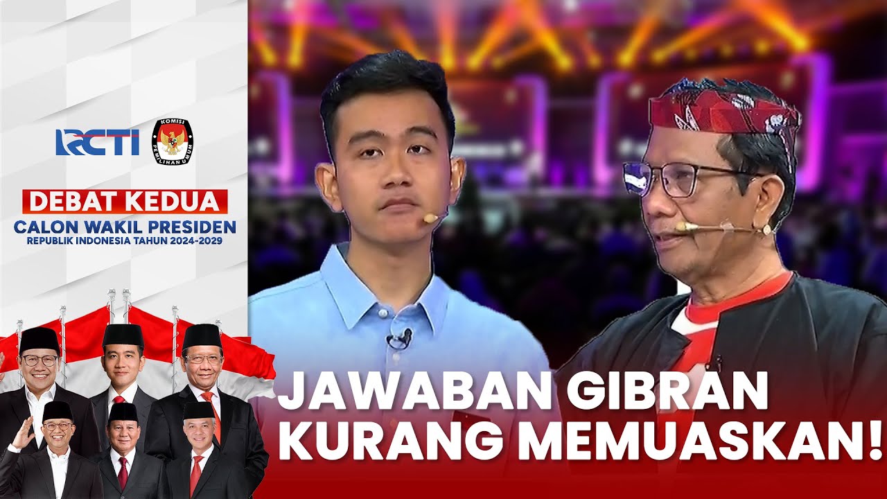 BELUM PUAS! Gibran Kurang Menjawab Pertanyaan Dari Mahfud MD | DEBAT ...