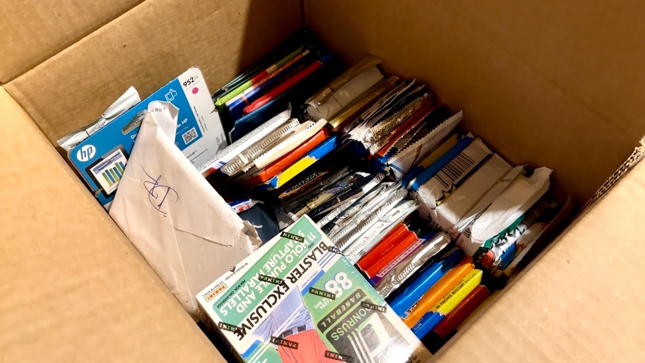 I FOUND A BOX OF OLD PACKS! - YouTube