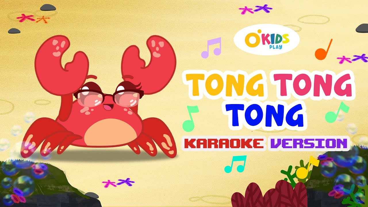 Tong Tong Tong Karaoke Instrumental Version with Lyrics | OKids Play | English Version - YouTube