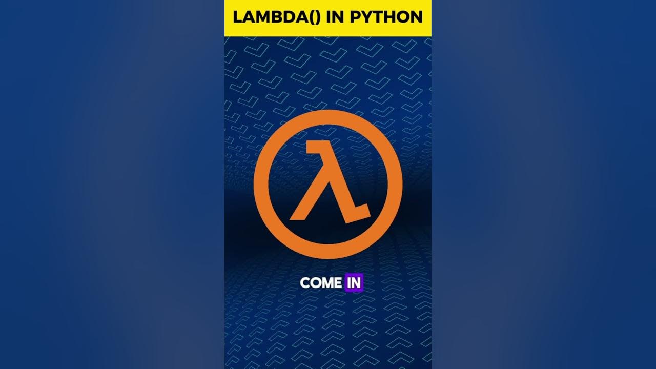 Lambda Function In Python Coding Python Pythonprogramming
