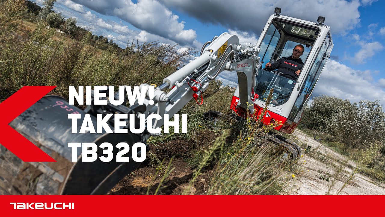NIEUW! De Takeuchi TB320: de krachtige 2 tonner | TAKEUCHI BENELUX ...