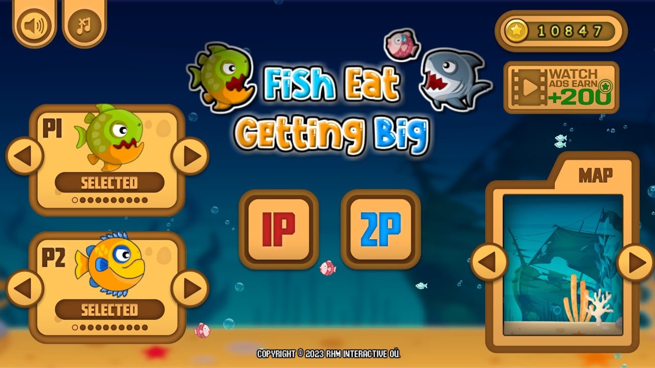 Fish Eating Game battle #foryou#animation #android#fish - YouTube