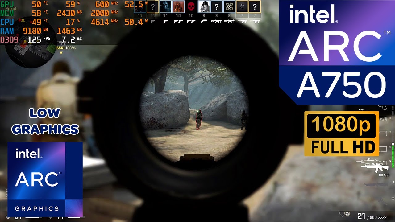 CS GO Counter-Strike: Global Offensive LOW SETTINGS | INTEL ARC A750 ...