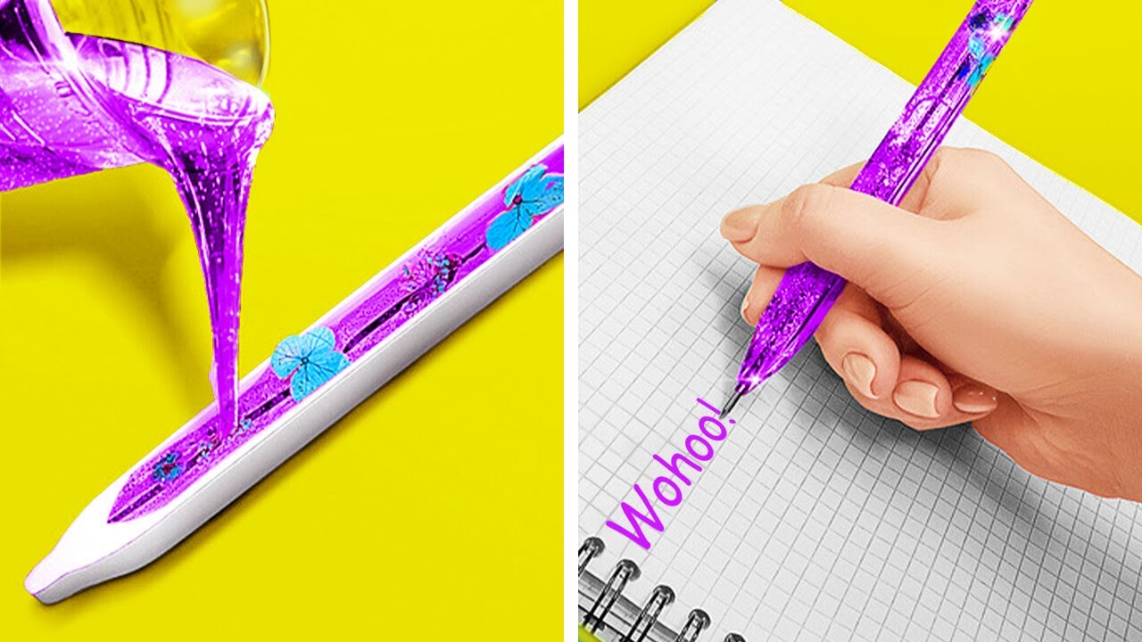 BEZAUBERNDE BASTELIDEEN MIT EPOXIDHARZ & 3D-STIFT || Niedliche Ideen ...