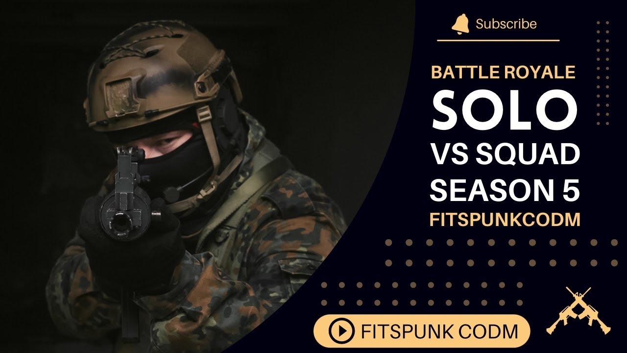 Solo VS Squad | Call of Duty | Intense Fight #fitspunkcodm - YouTube