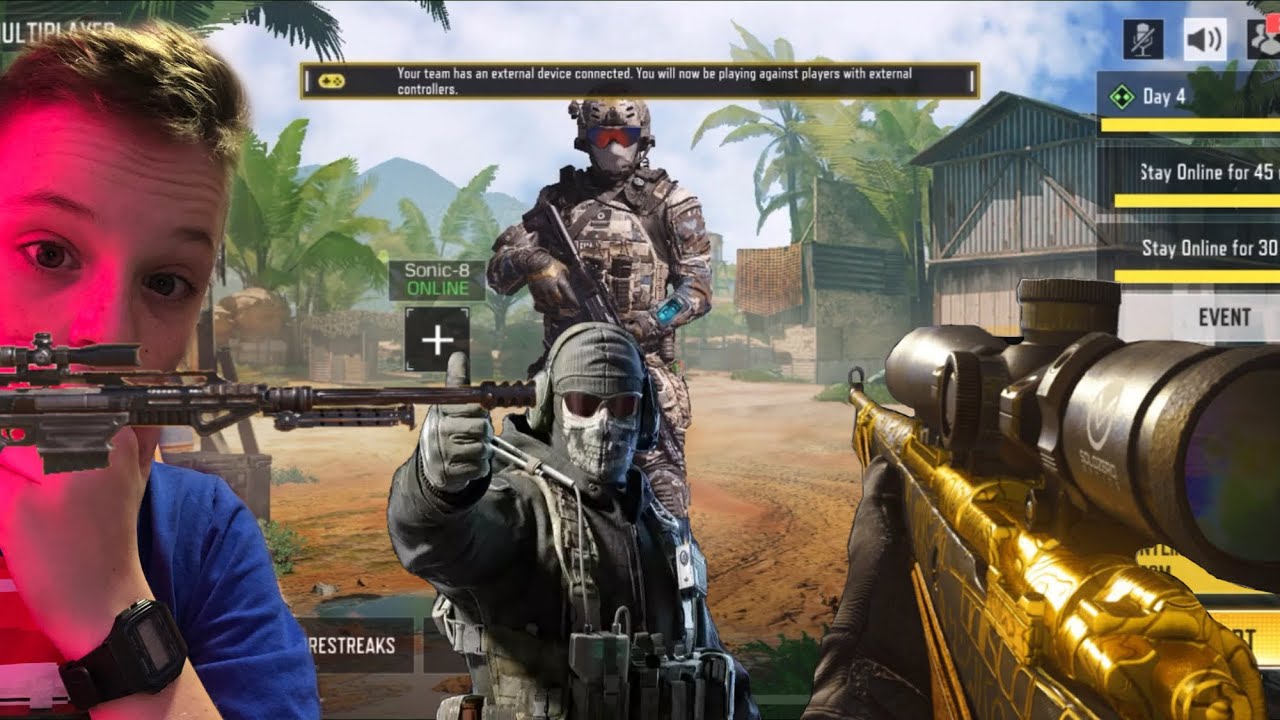 Cod mobile, no controller!!! (Face cam) - YouTube