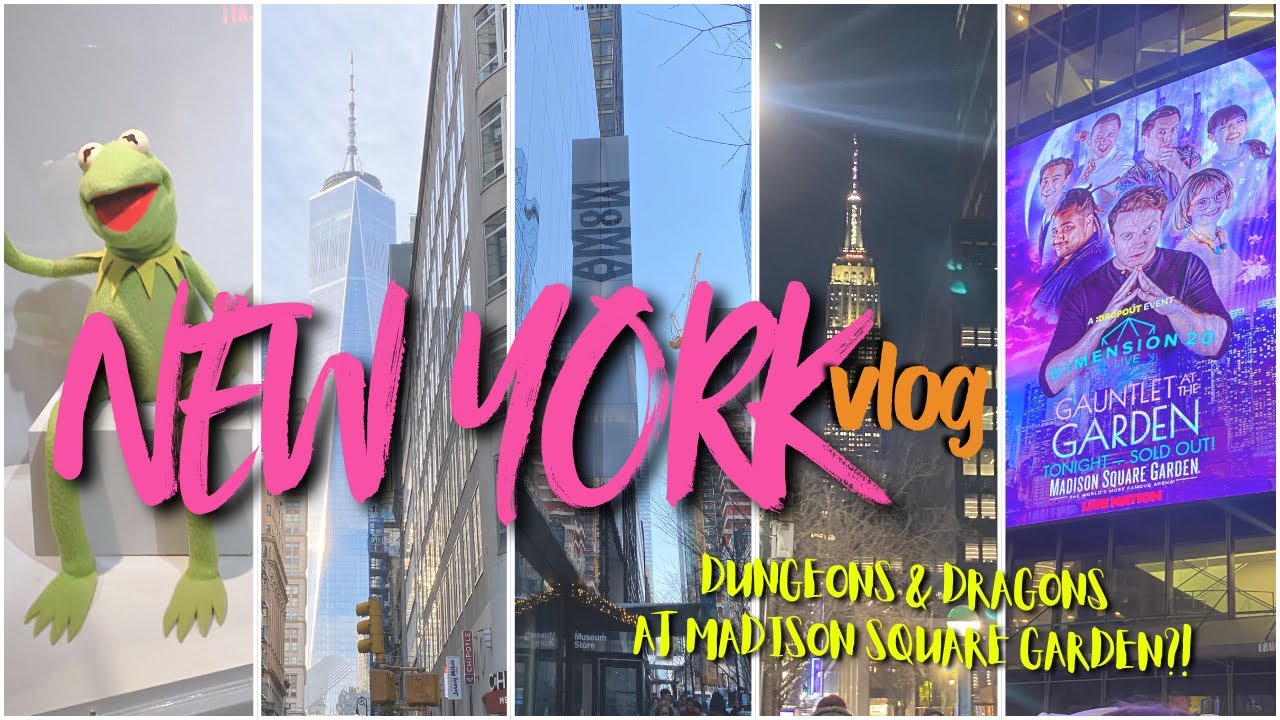 a new york minute | Dimension 20 at Madison Square Garden, MoMI, MoMa ...