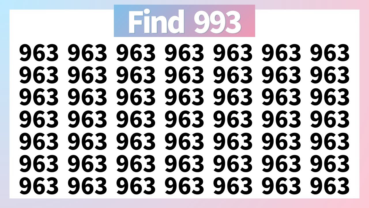 How Good Are Your Eyes? Can you Spot the Odd in this visual optical ...