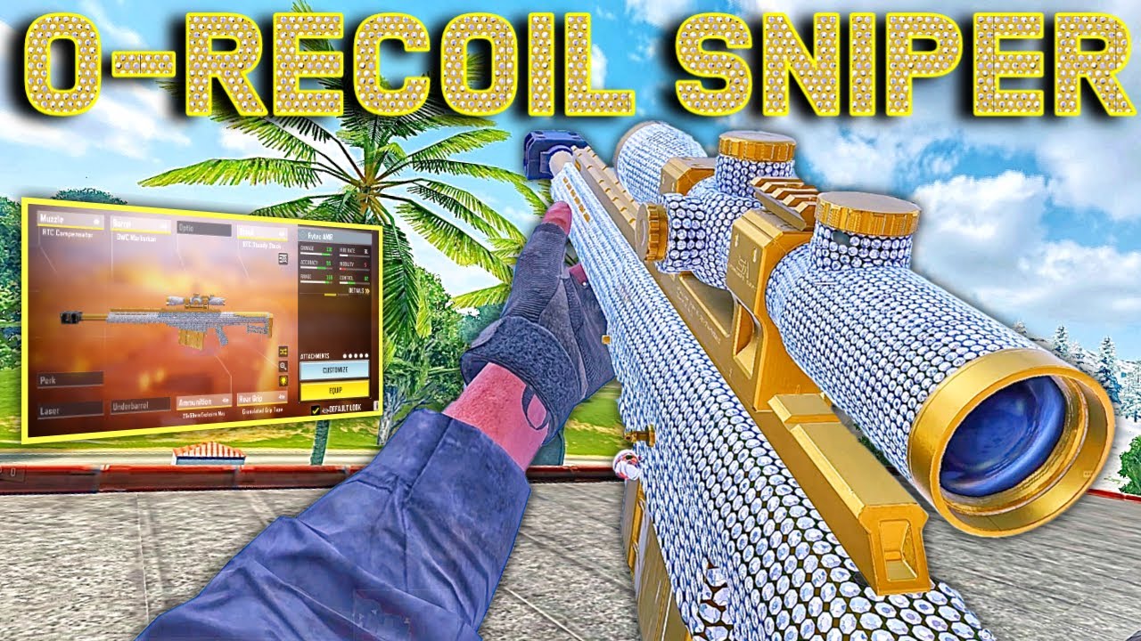 0 RECOIL+Best 1 SHOT * RYTEC AMR* SNIPER GUNSMITH For BATTLE ROYALE ...
