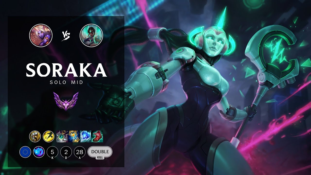 Soraka Mid vs Karma - EUW Master Patch 12.6 - YouTube