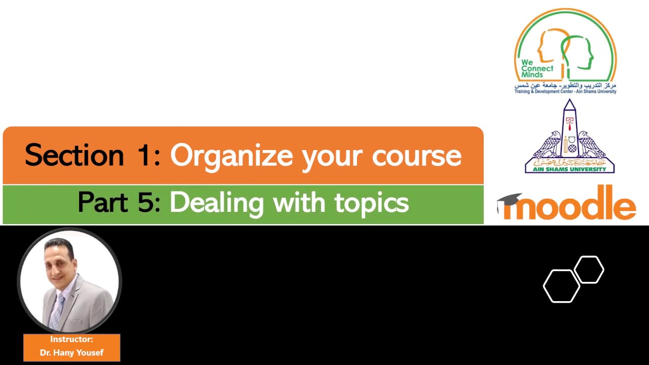 Dealing with topics in Moodle - YouTube