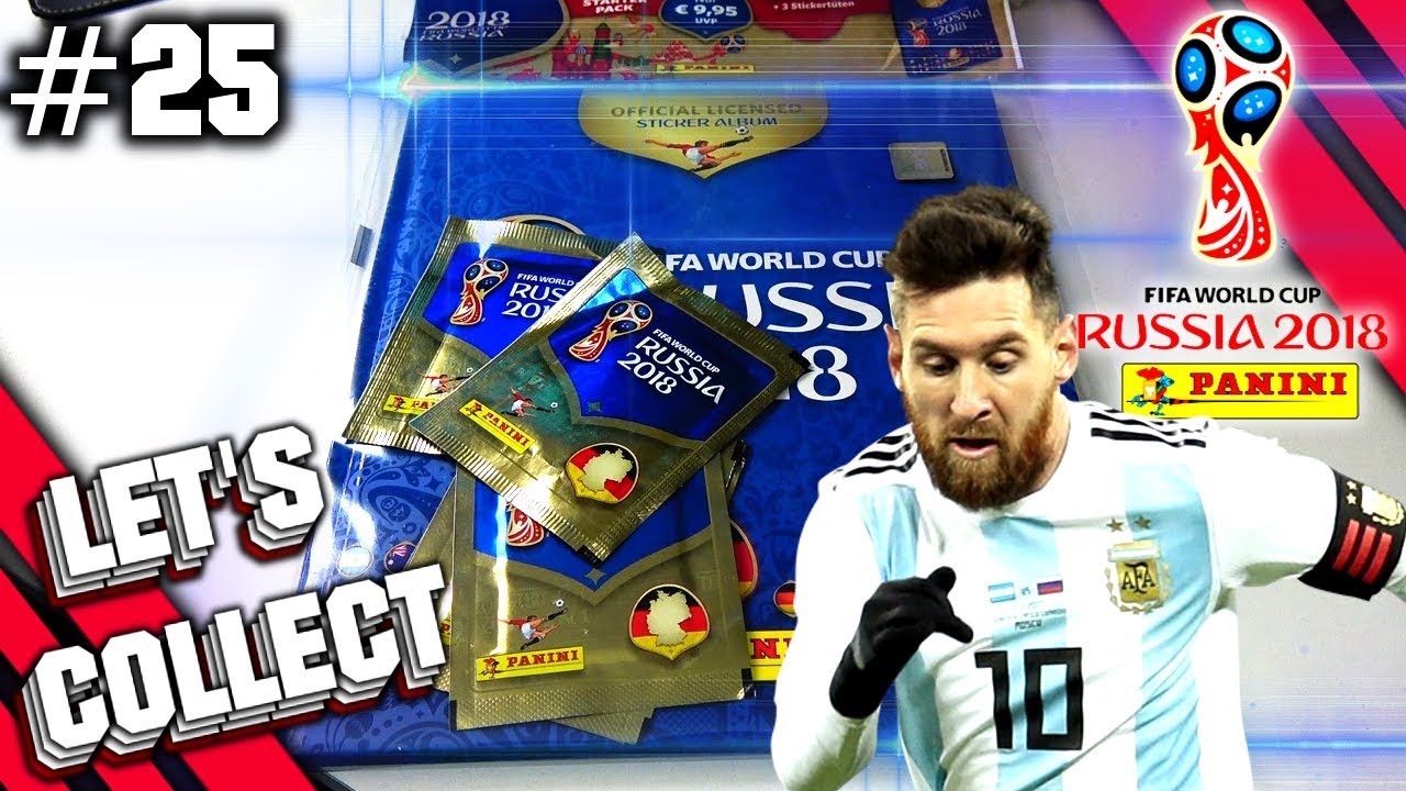 Panini FIFA WORLD CUP 2018 WM STICKER: LET'S COLLECT #25 MESSI im PACK ...