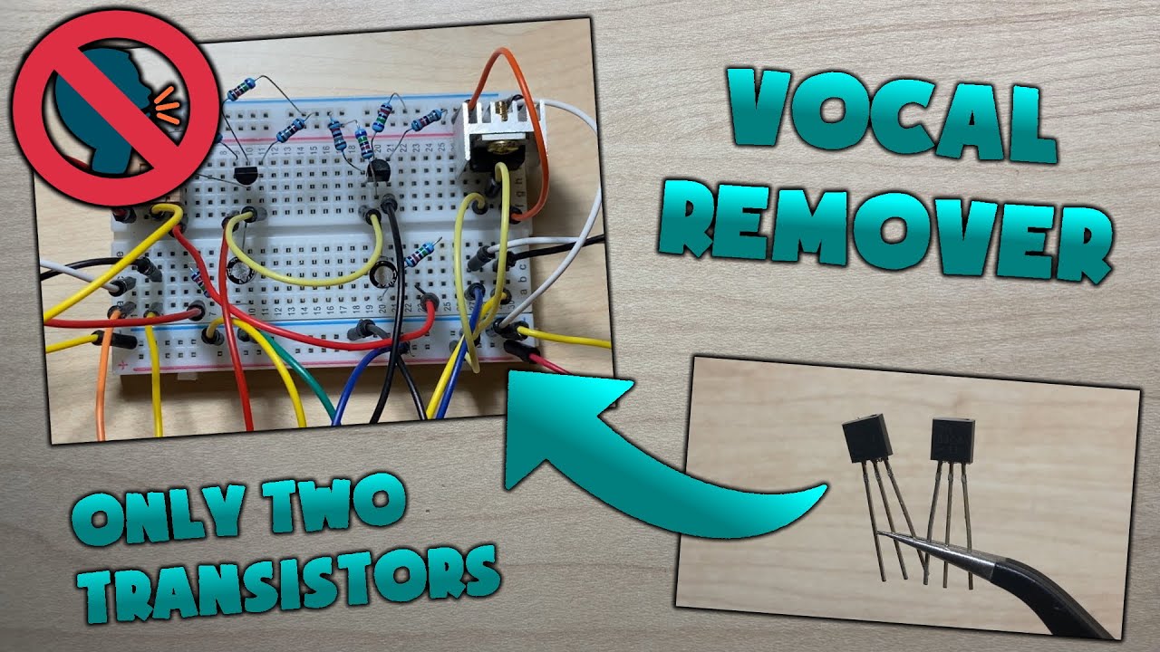How to Create a Simple 2 Transistor Vocal Remover or Surround Sound Decoder - Use With Any ...