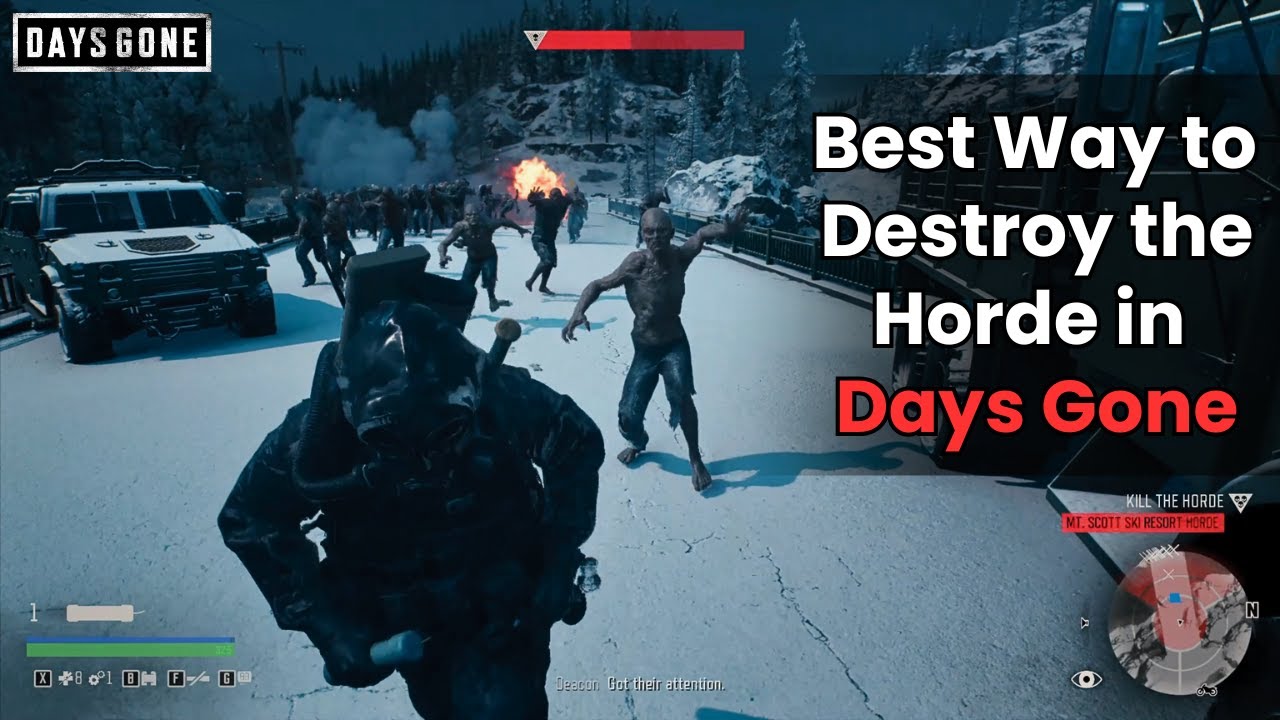 We need Days Gone 2 | Best Way to Wipe Out Hordes in Days Gone💀 # ...