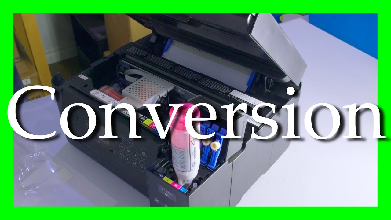Conversion d'imprimante en trois minutes. - YouTube