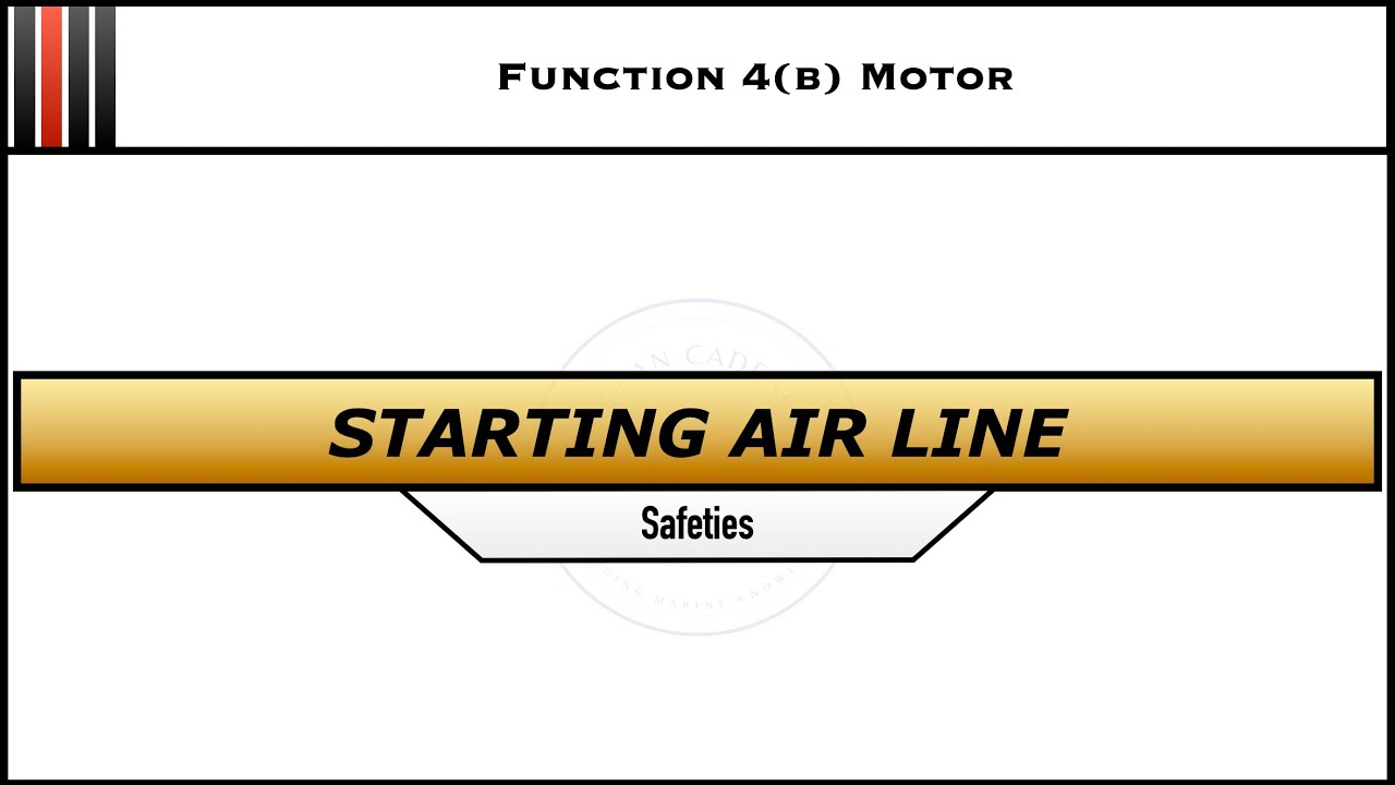 Starting Air Line Safeties for Main Engine| Starting Air System| Sulzer ...