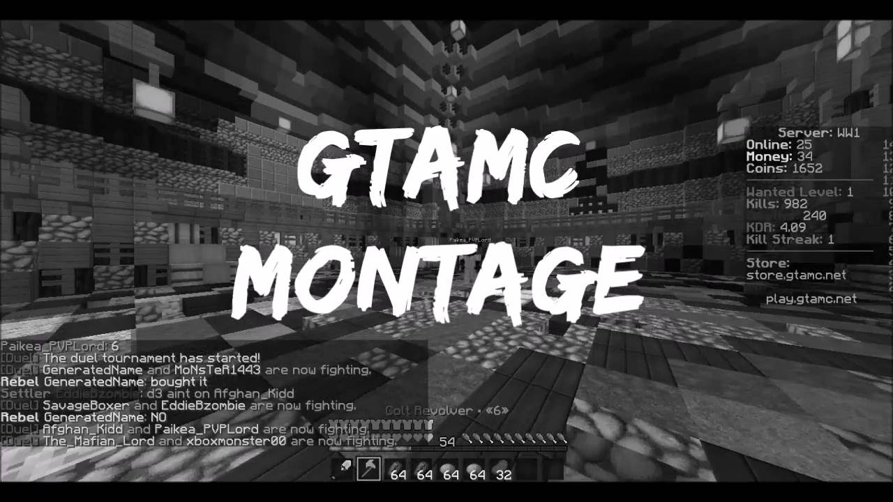 "GTAMC MONTAGE" - Minecraft GTAMC WildWest - YouTube