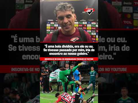 Enzo Díaz falou sobre lance com Hinestroza #spfc #sãopaulo #libertadores