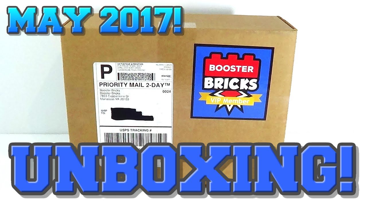 Booster Bricks LEGO Subscription Box May 2017 Opening - YouTube