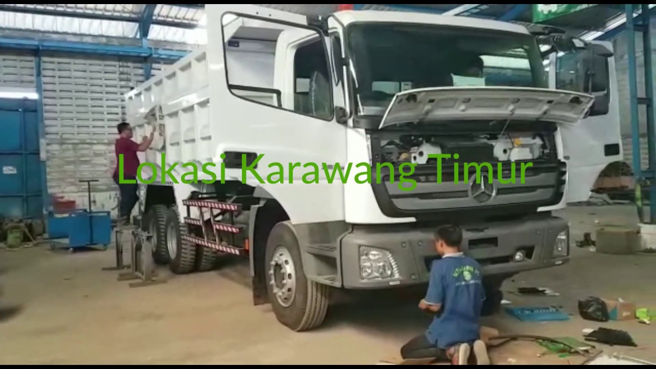 PEMASANGAN UNIT AC MERCY AXOR 2528 - YouTube
