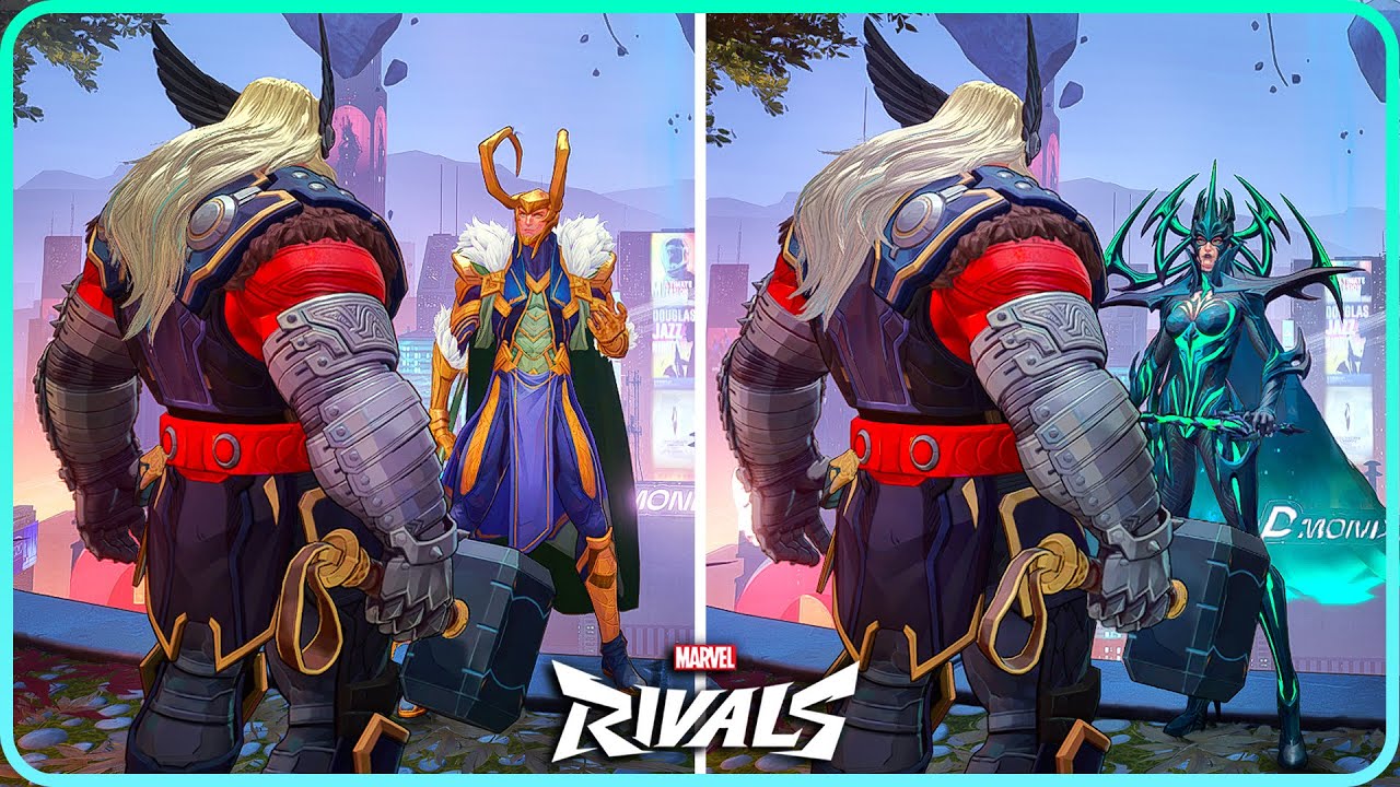 Thor Unique Interactions & Hero Specific Eliminations Marvel Rivals ...