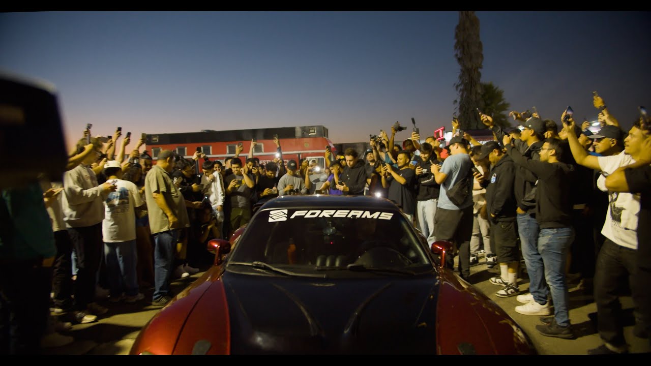 VEILSIDE RX-7 TAKES OVER THE DDE BLOCK PARTY - YouTube
