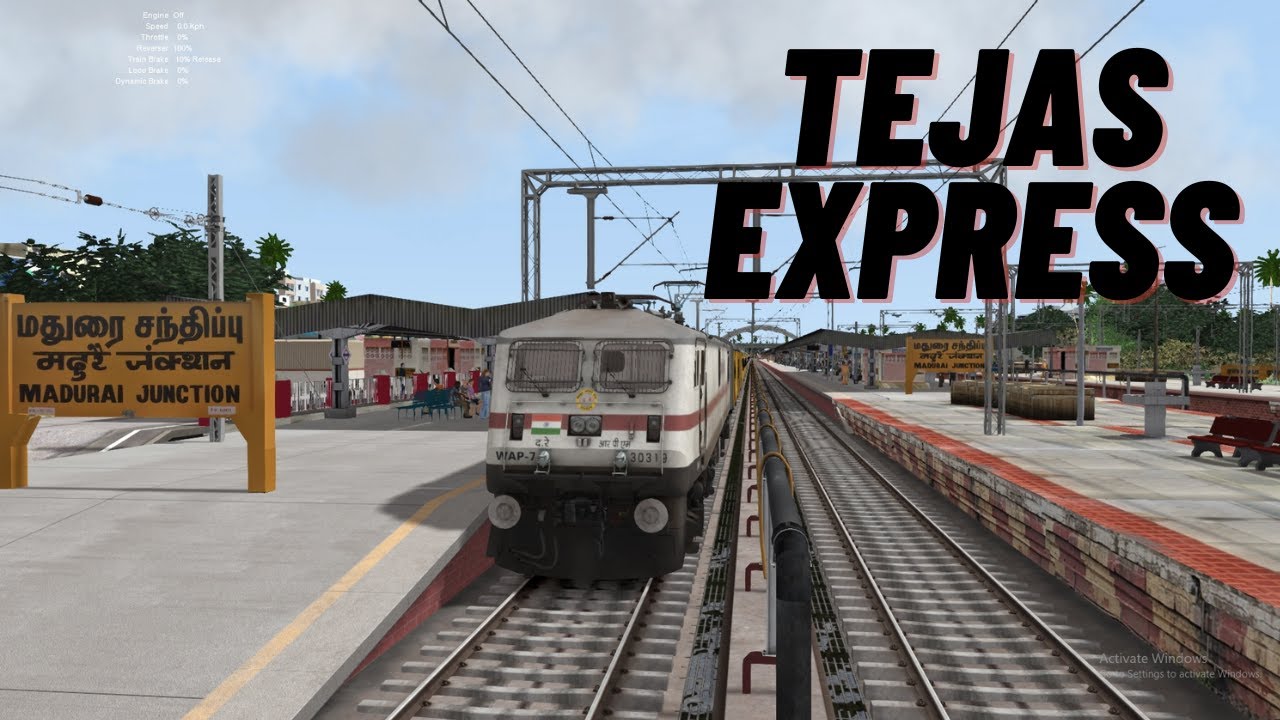 22672/Madurai Tejas Express | Railworks | Indian Railway Train ...