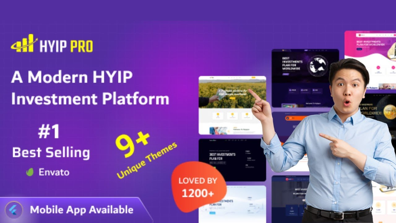 Best Investment Platform HYIP Website & Mobile app | HYIP Pro | Bug ...