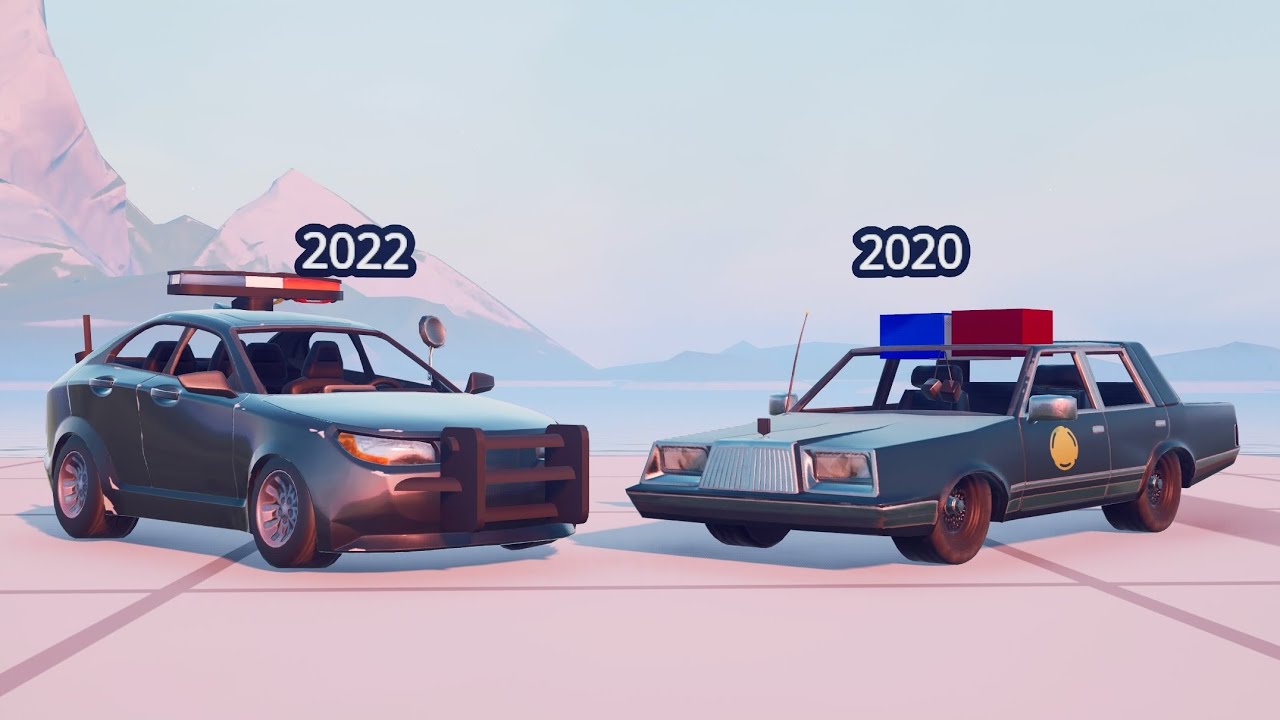 The Evolution of my Custom Police Car in Fortnite Creative - YouTube
