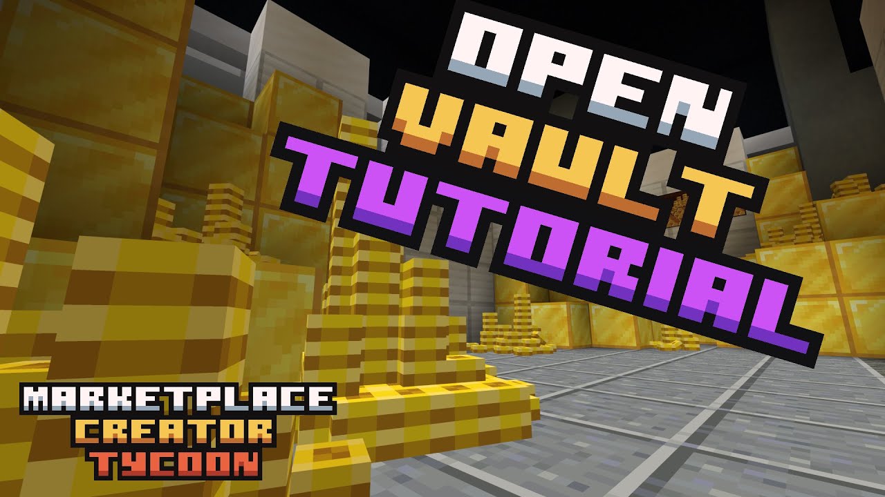 Open the Vault! Marketplace Creator Tycoon Tutorial - YouTube