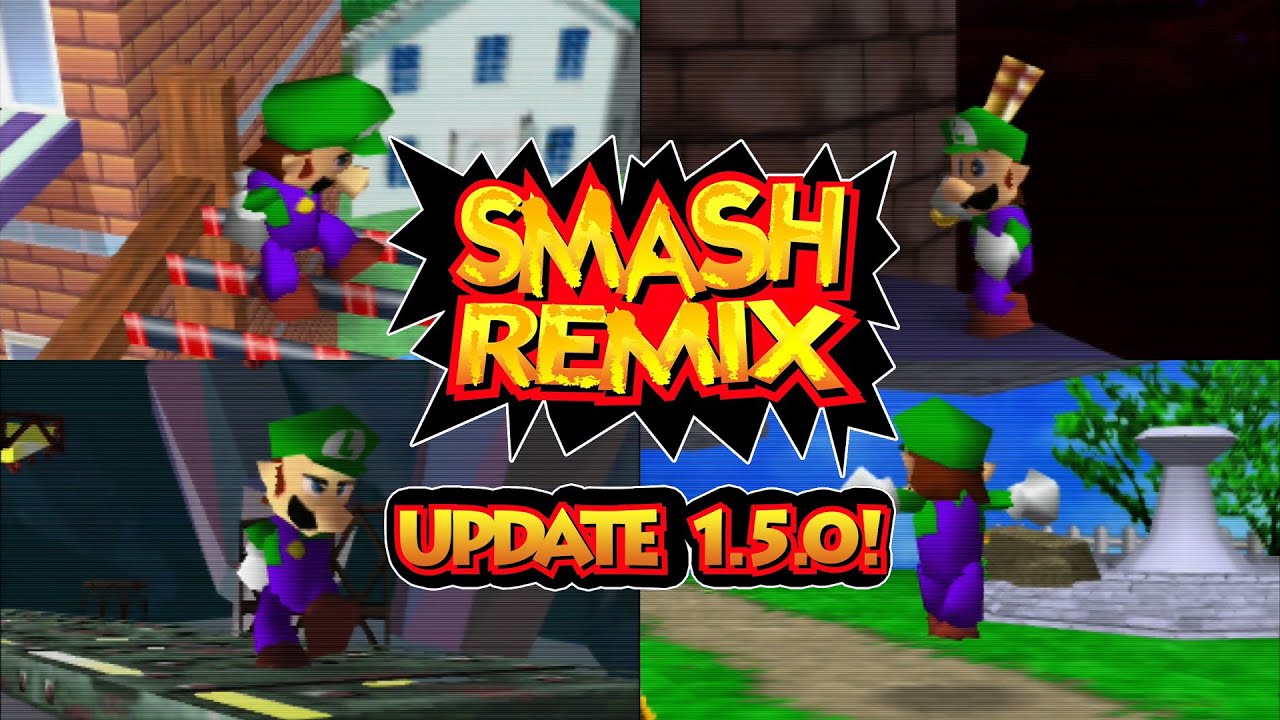 Super Smash Bros 64 Remix Luigi