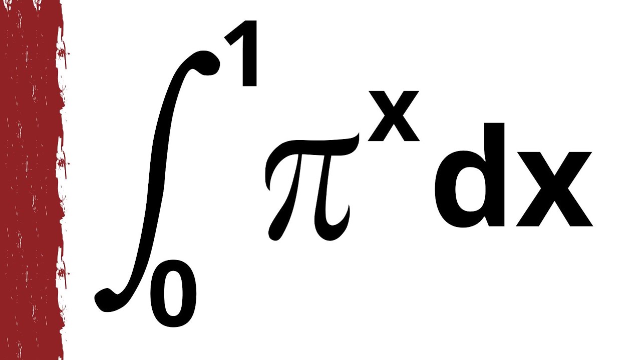 👩‍🏫 INTEGRAL DEFINIDA pi^x - YouTube