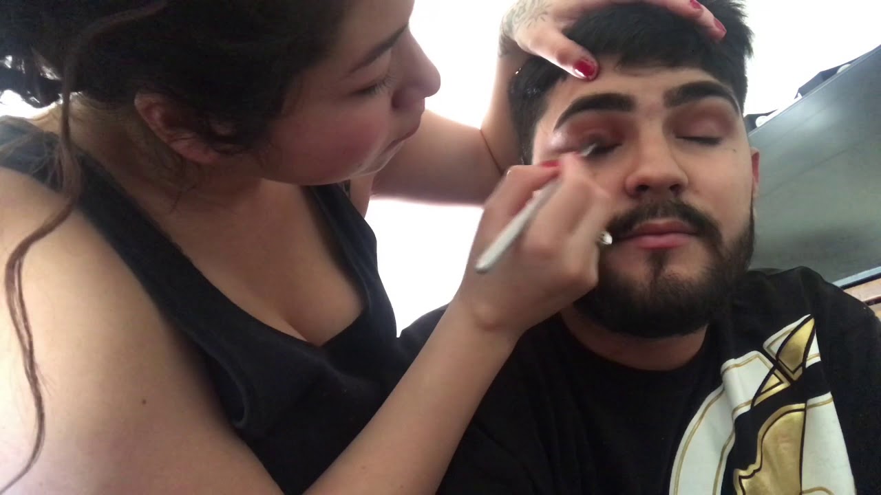 Gf Does Bf Makeup Challenge - YouTube