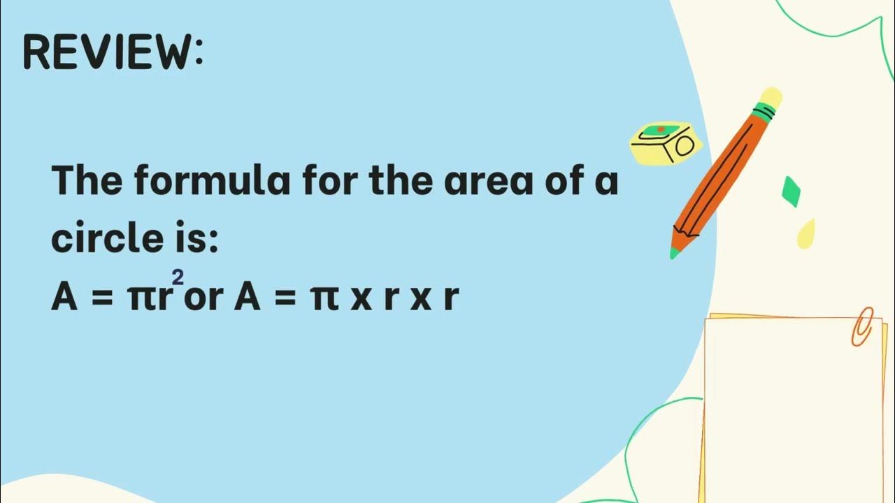 Solving Routine and Non Routine Problems Involving Area of a Circle - YouTube
