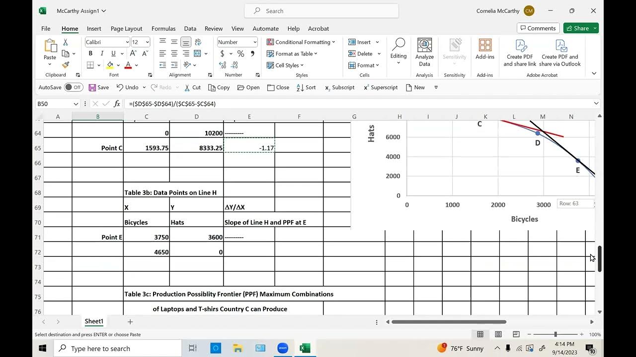 Excel Assign1 Example Part 2 - YouTube