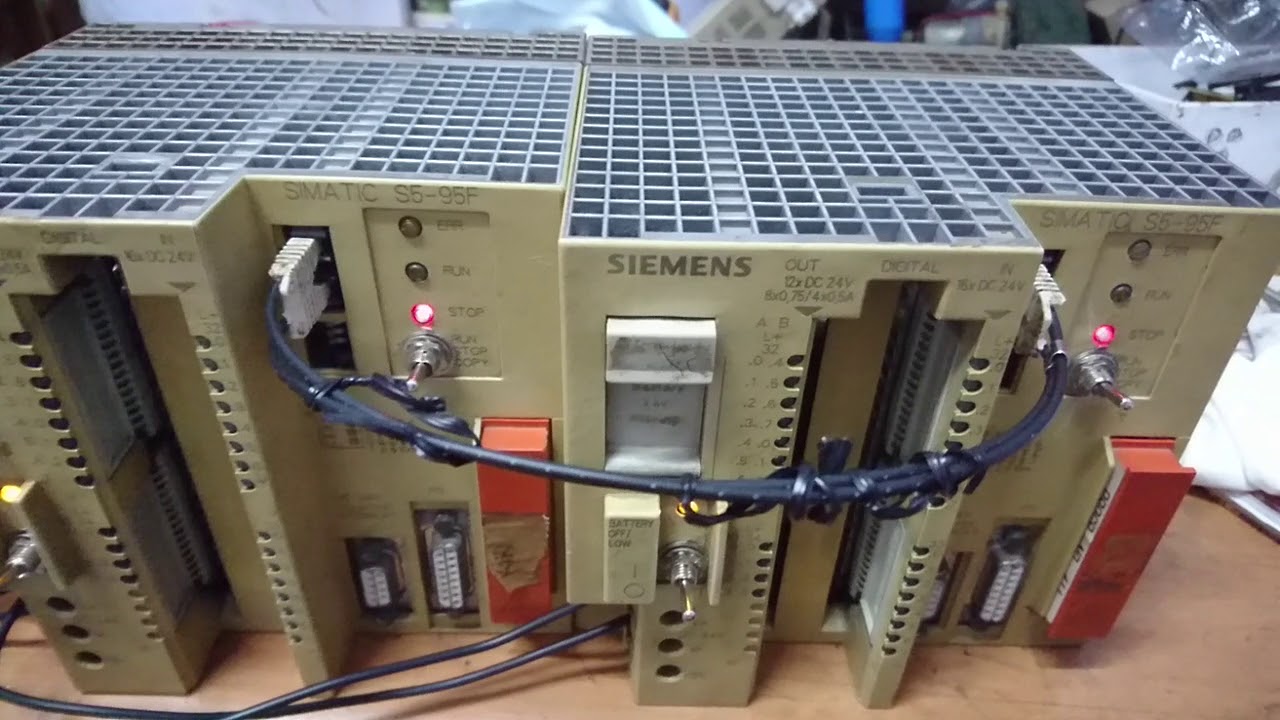 Siemens plc simatic S5 95F - YouTube