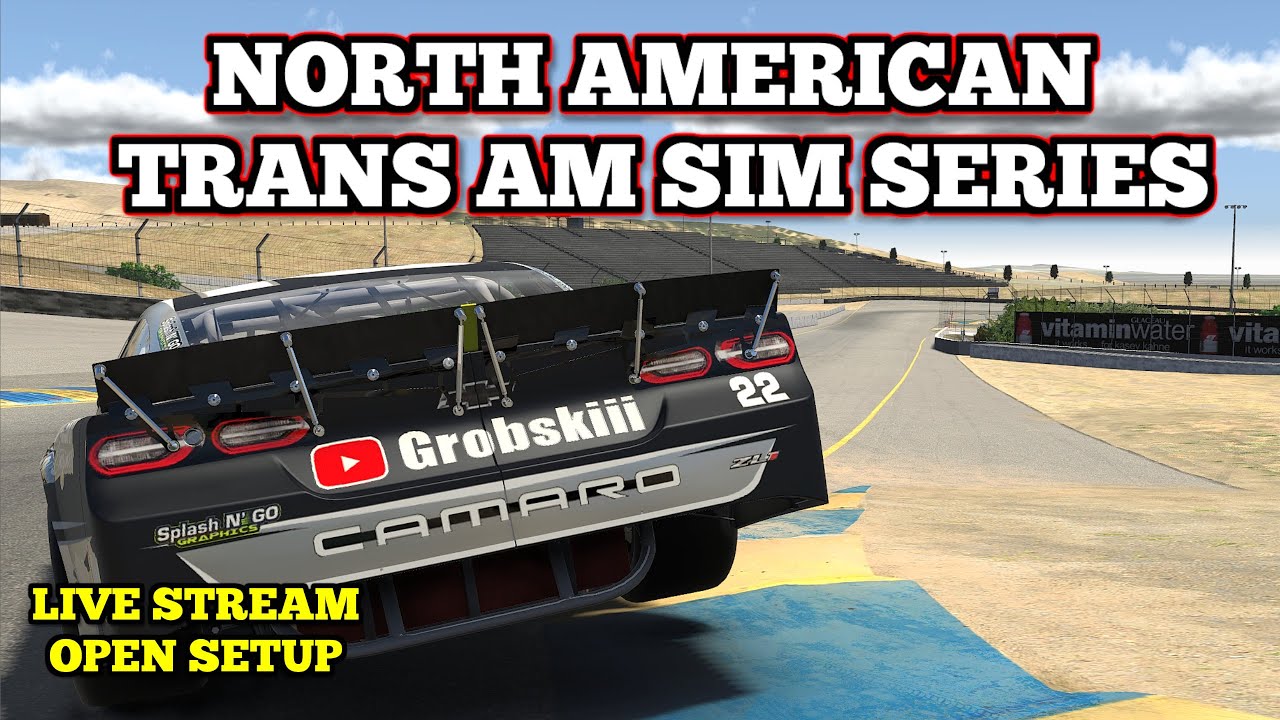 Trans Am SIm Series | Iracing | Live at Sonoma! - YouTube