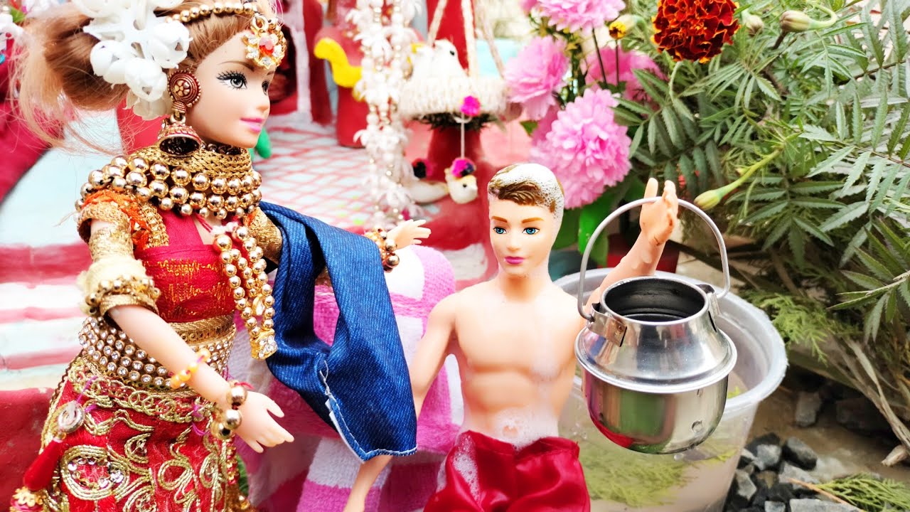 Barbie After Marriage Routine|barbie family|barbie after marriage life ...