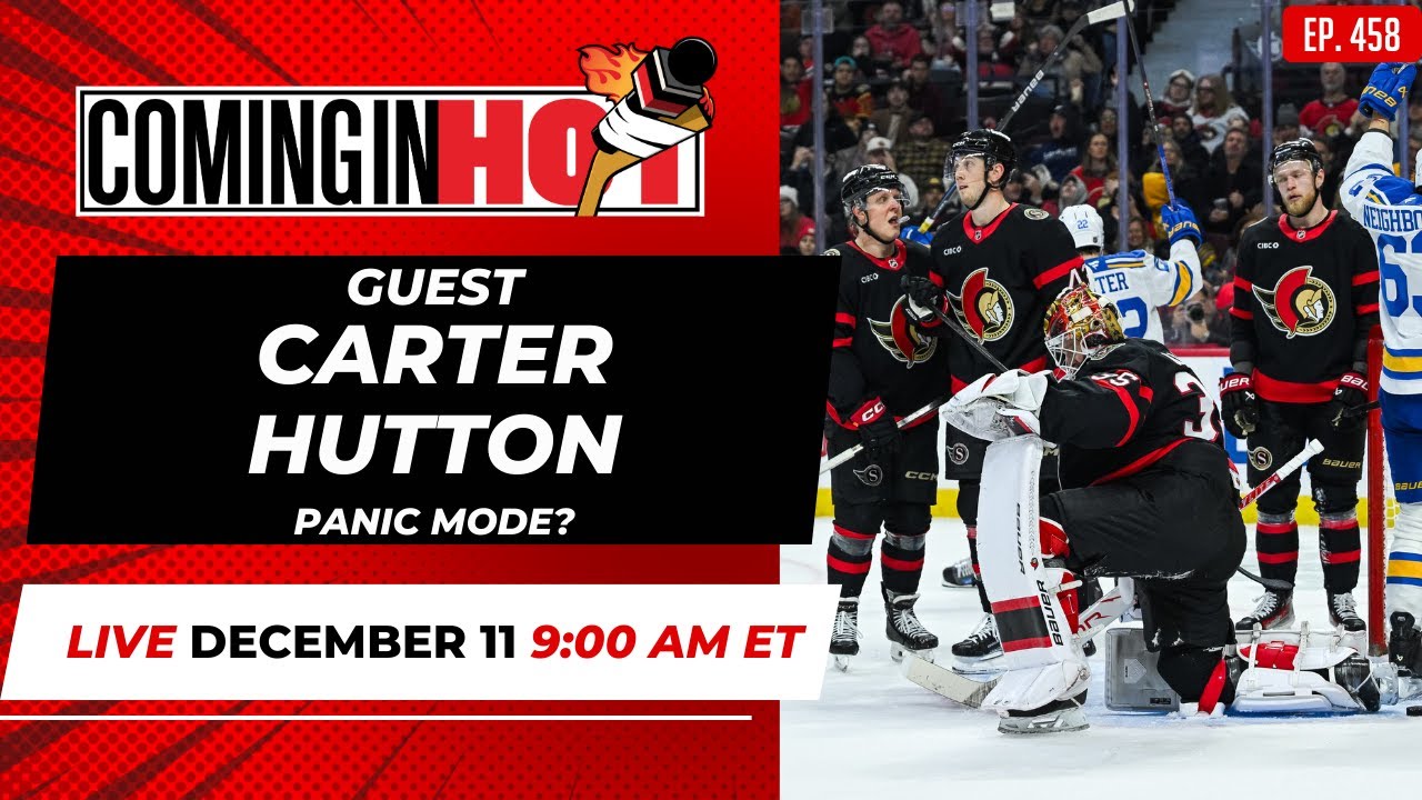 Process vs Results 🔬 Carter Hutton joins us to talk Sens struggles ...