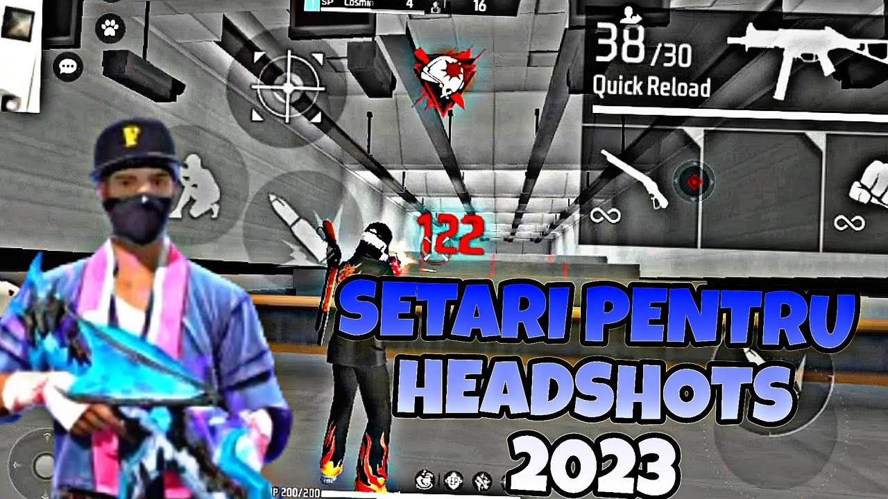 SETARI PENTRU HEADSHOT/FREE FIRE ROMANIA - YouTube