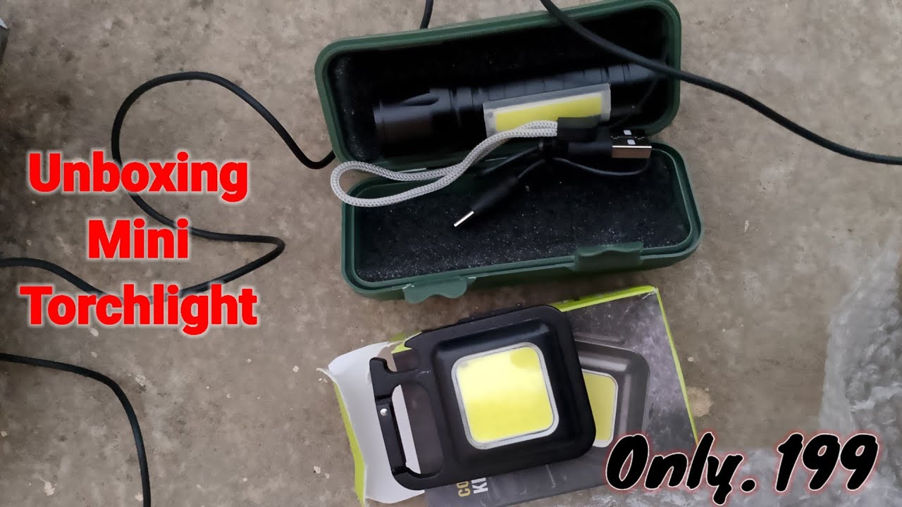 Unboxing Mini Rechargeable Torch | Unboxing Mini Torchlight ...
