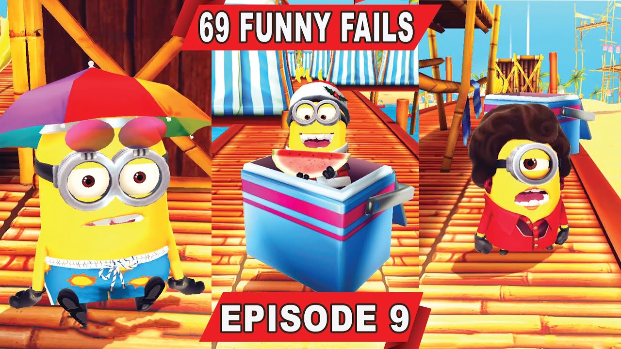 Minion Rush 69 FUNNY FAILS (Episode 9) | Minion Rush Minion Beach | Epic Fails - Funny Video ...