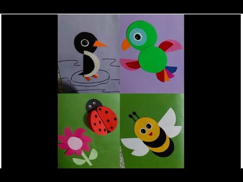 Paper Crafts for Kids | Circle Shapes - YouTube