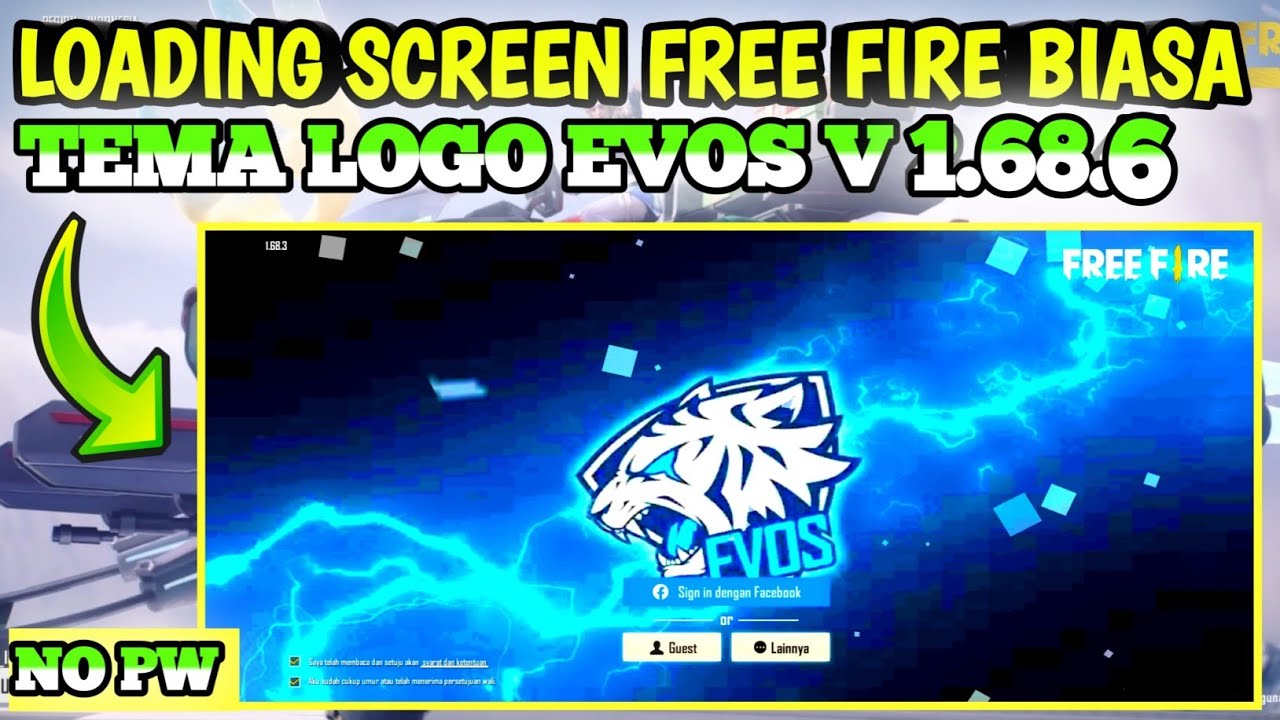 cara mengganti loading screen free fire jedag jedug | loading screen ...