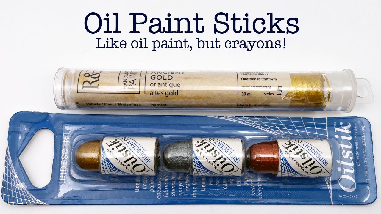 Oil Paint Sticks - A Mini Showcase - YouTube