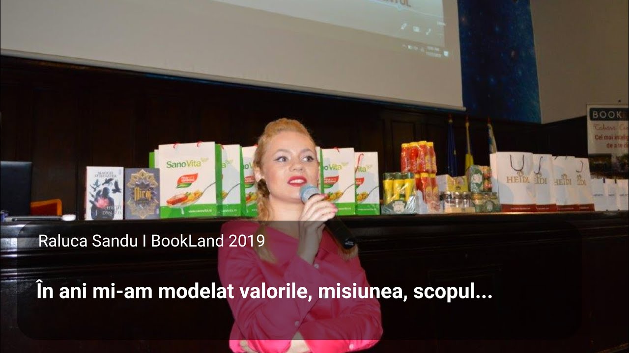 Raluca Sandu la Conferintele BookLand Evolution – Iasi 27.11.2019 - YouTube